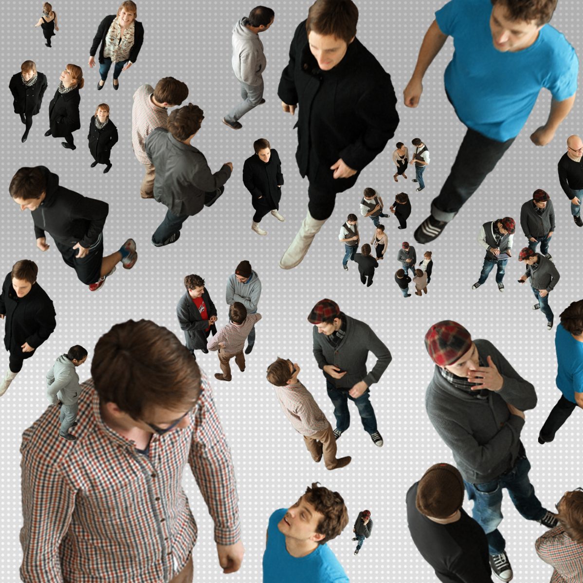 xoio-air | cutout people - high above – xoio-air